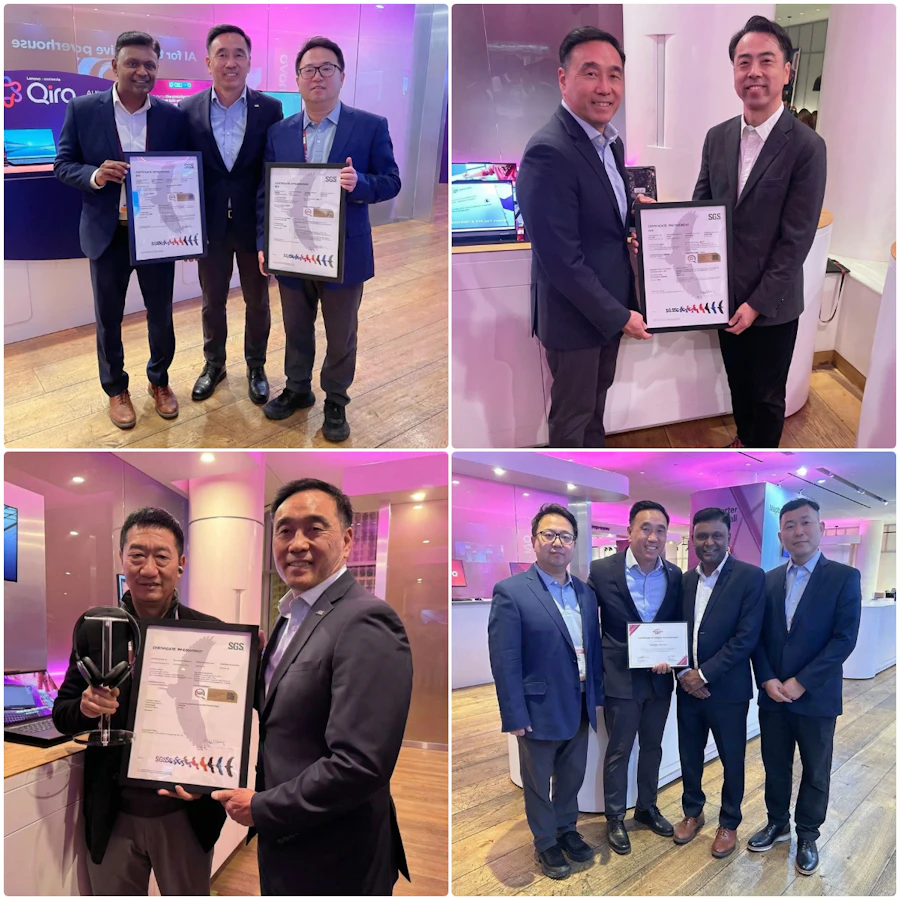 Lenovo Multidimensional Excellence Certified with SGS Performance Mark ...