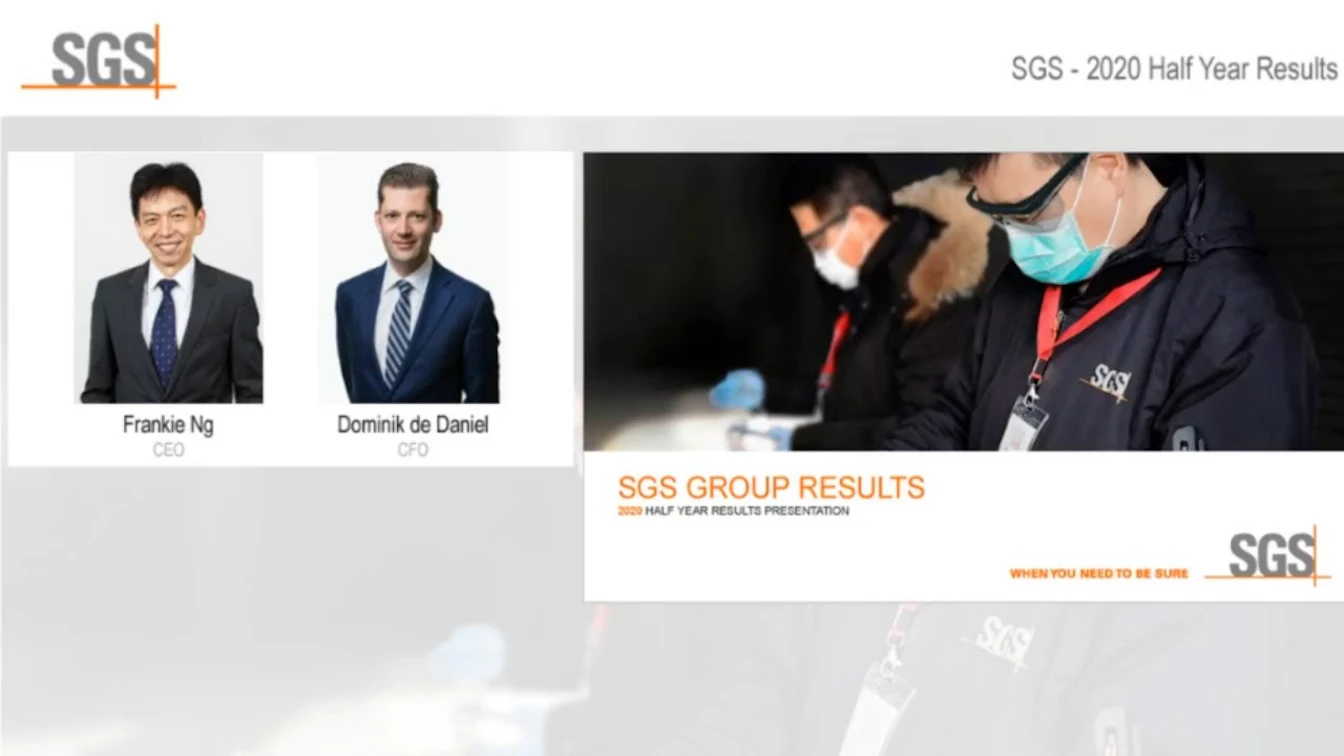SGS 2020 Half Year Results | SGS Germany