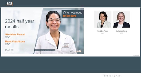 2024 Half Year Results | SGS