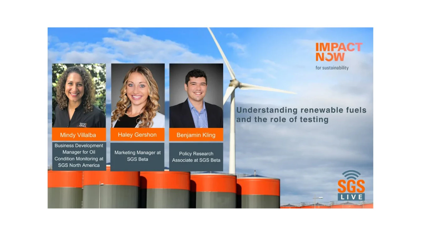SGS Live: Understanding Renewable Fuels and the Role of Testing | SGS Qatar
