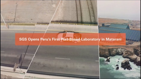 SGS Opens Peru’s First Port-Based Laboratory in Matarani | SGS Japan