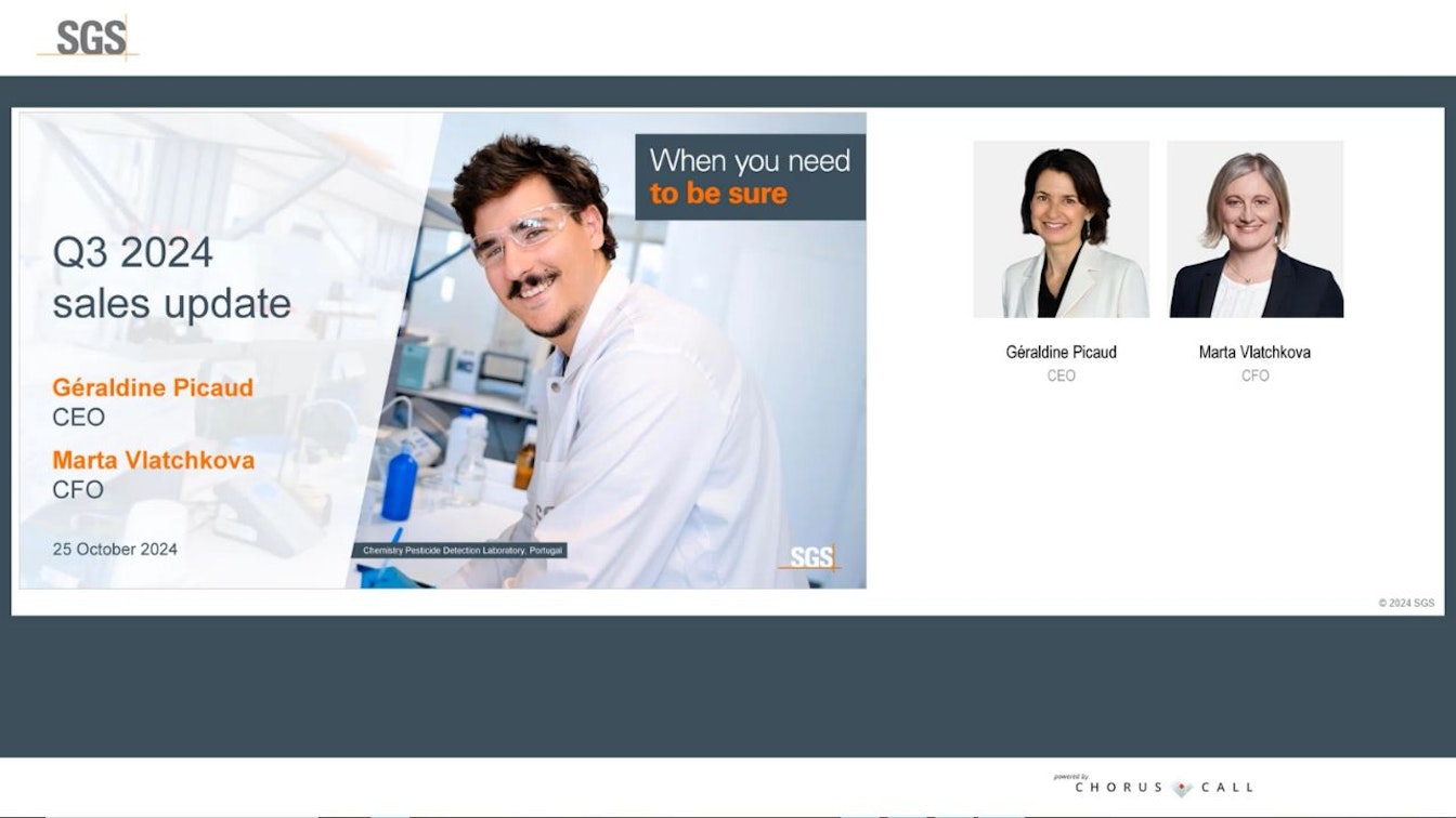 Third Quarter 2024 Sales Update | SGS Kenya