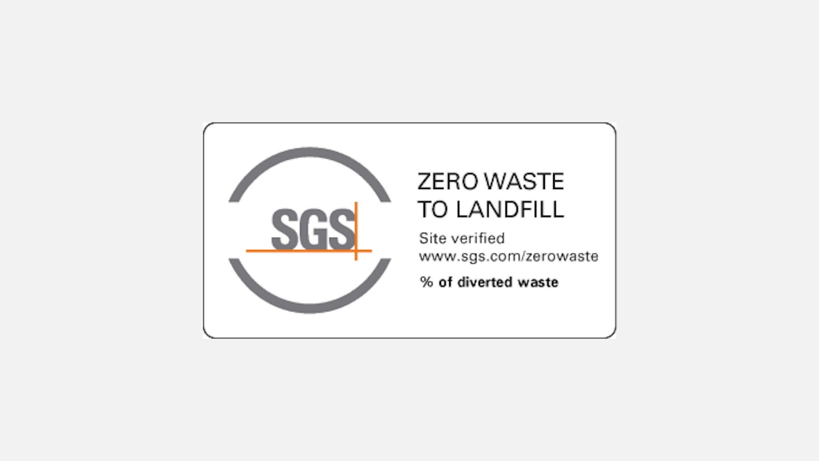 SGS Zero Waste to Landfill Verification: Commitment to Sustainability
