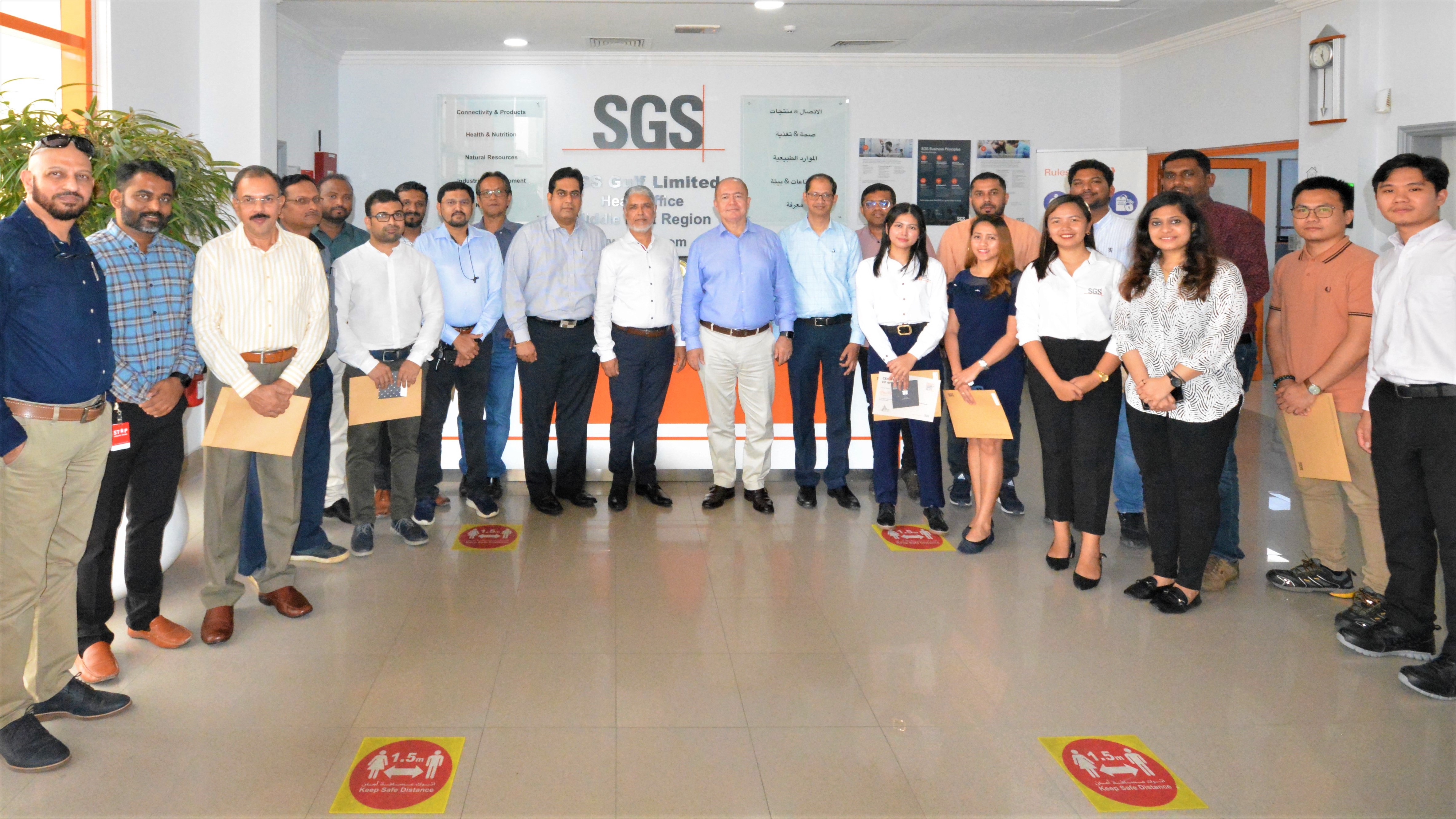 SGS UAE Celebrating Safe Behaviour at Workplace