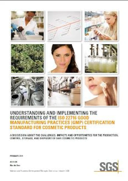 Understanding and Implementing the Requirements of the ISO 22716 Good ...