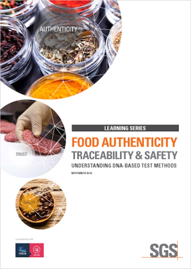 Food Authenticity Traceability and Safety Understanding DNA Based Test ...