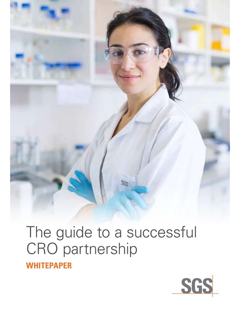 The Guide to a Successful CRO Partnership | SGS