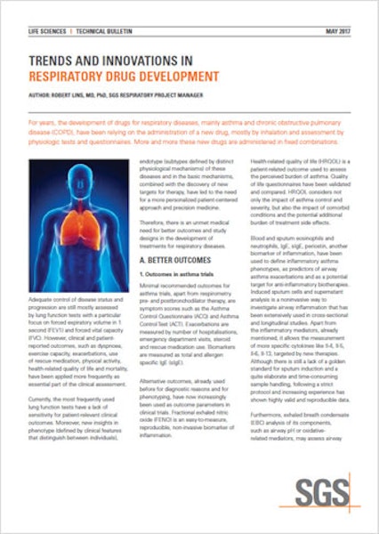 Trends and Innovations in Respiratory Drug Development | SGS Canada Trends and Innovations in Respiratory Drug Development | SGS Canada