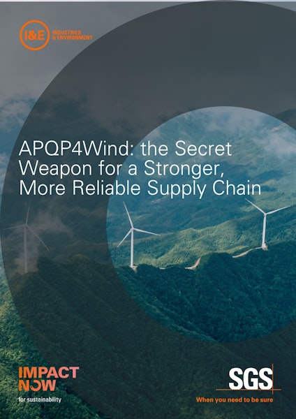 APQP4Wind: The Secret Weapon for a Stronger, More Reliable Supply Chain | SGS Denmark