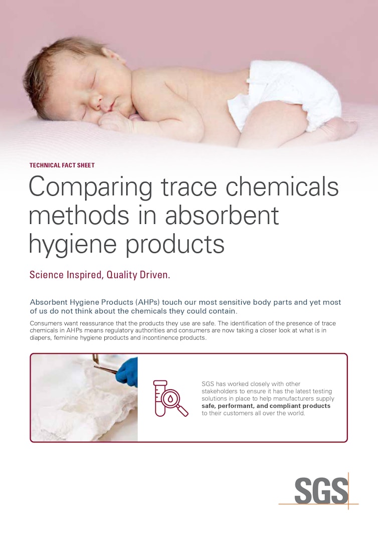 Comparing Trace Chemicals Methods in Absorbent Hygiene Products | SGS