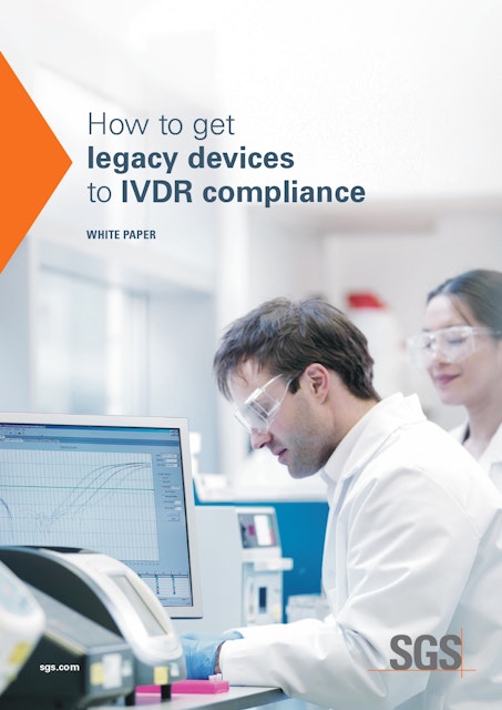 How to Get Legacy Devices to IVDR Compliance | SGS New Zealand