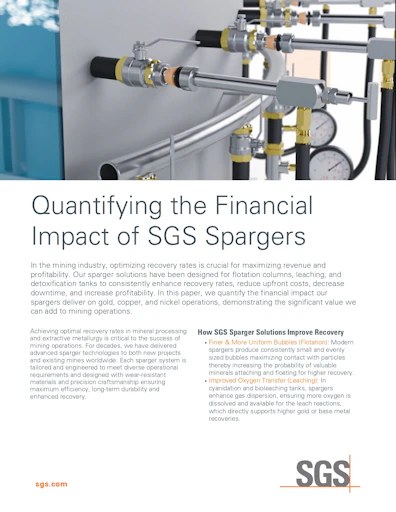 Quantifying the Financial Impact of SGS Spargers | SGS United Arab Emirates