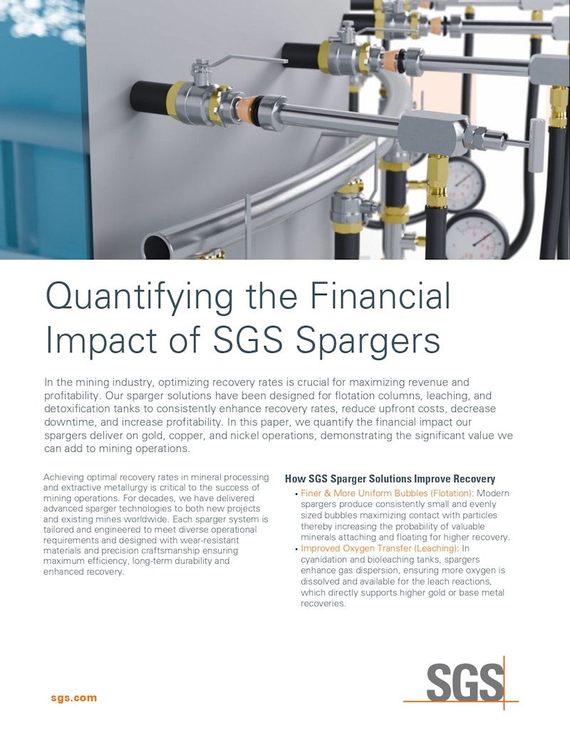 Quantifying the Financial Impact of SGS Spargers | SGS