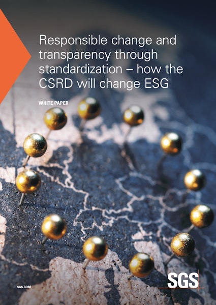 Responsible change and transparency through standardization – how the CSRD will change ESG | SGS ...