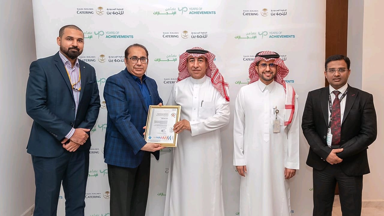 SGS Saudi Arabia awards ISO 22301 BCMS certificate to Saudi Airlines ...