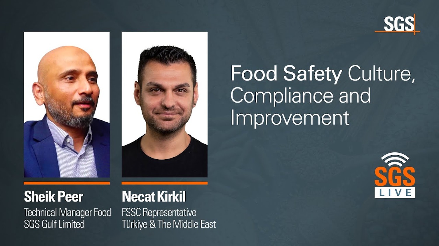 SGS Live: Food Safety Culture, Compliance & Improvement | SGS Bahrain