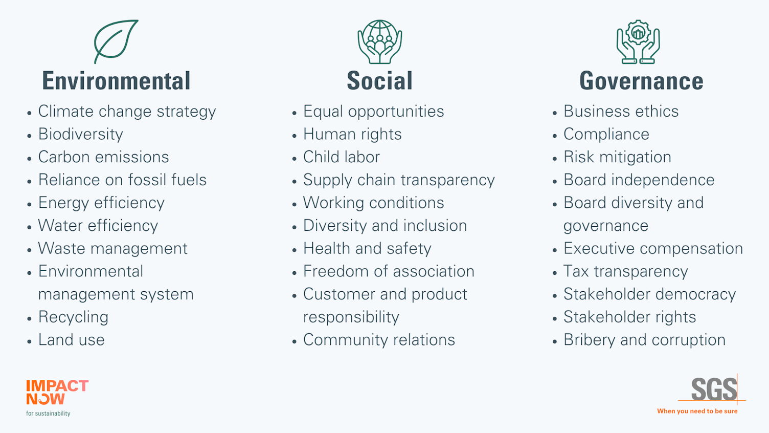 COP30: Exploring ESG and Its Importance | SGS Switzerland