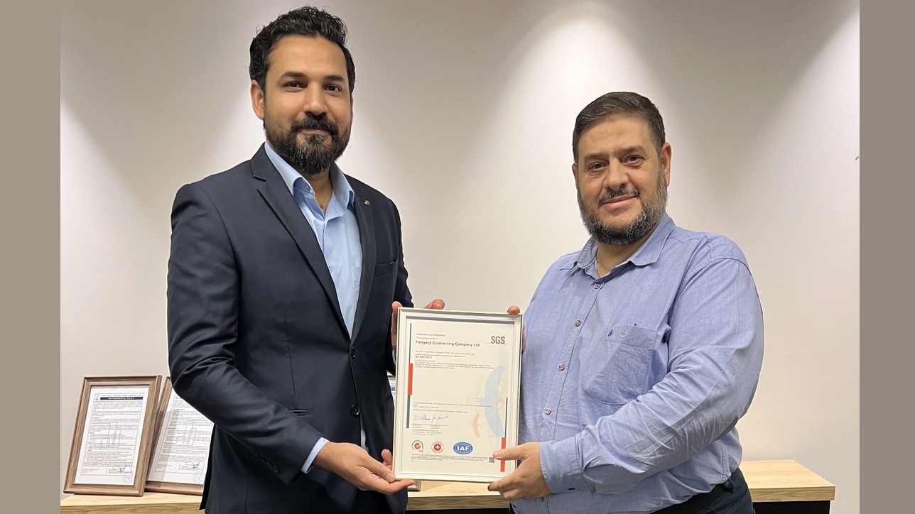 Fatayerji Contracting in KSA Achieves ISO 9001, ISO 14001 and ISO 45001 ...