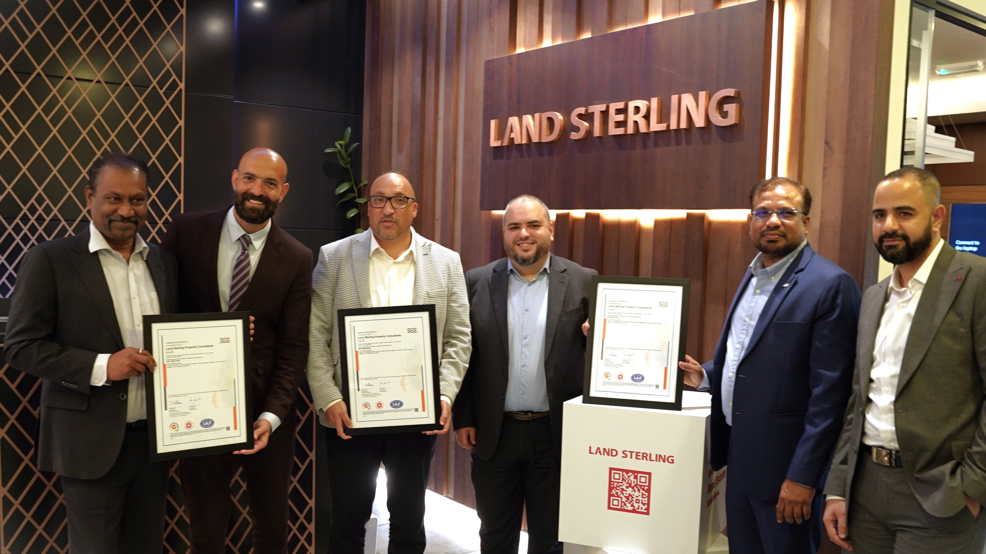 Land Sterling Property in UAE Achieves ISO 9001, ISO 14001 and ISO 45001 Certifications