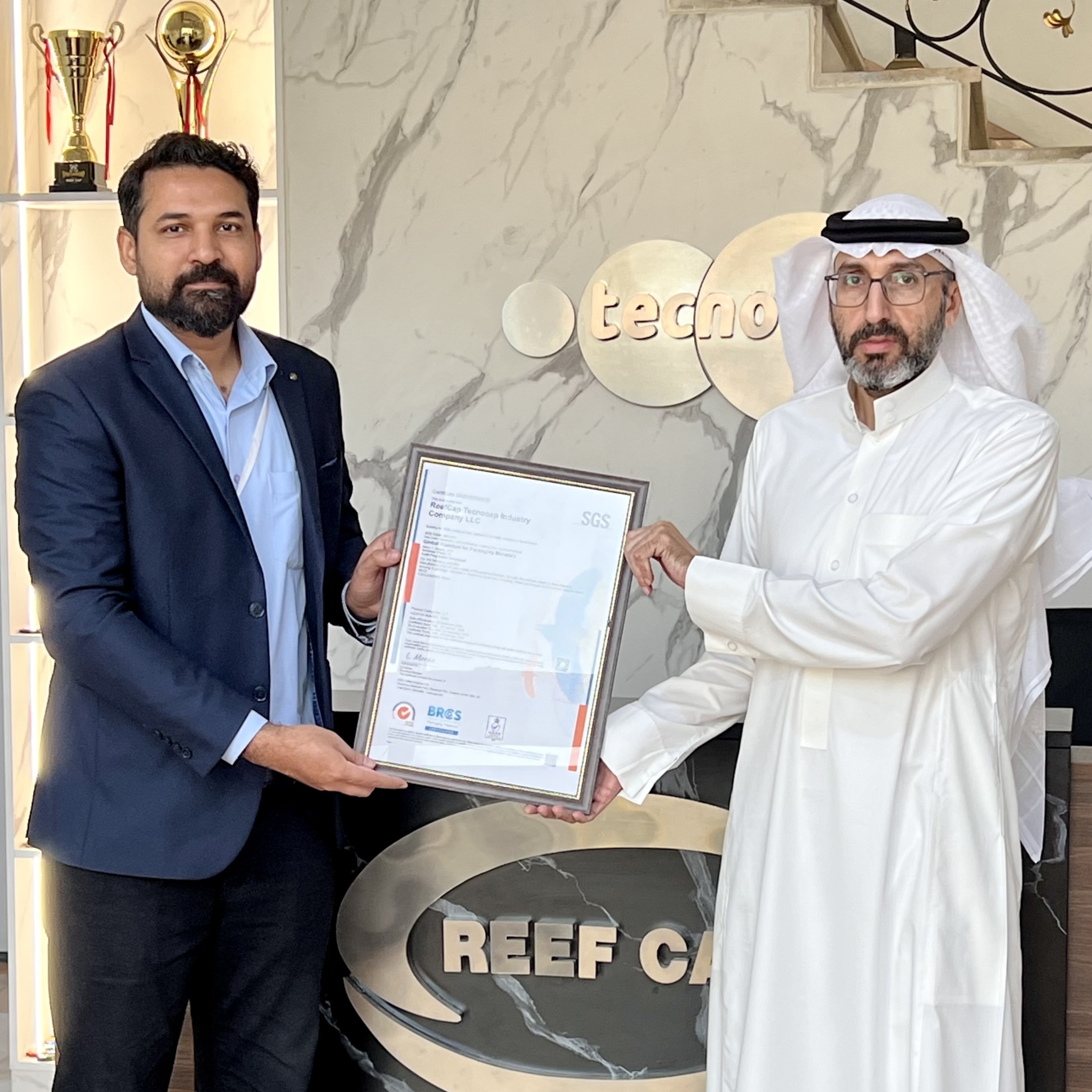 ReefCap Tecnocap from KSA celebrates its attainment of the BRCGS Food ...