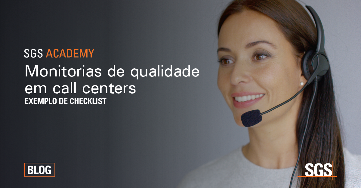 Monitorias de qualidade em call centers — exemplo de checklist | SGS ...