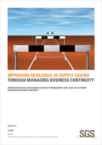 Improving Resilience of Supply Chains through Managing Business ...