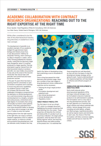 Academic Collaboration with Contract Research Organizations: Reaching ...