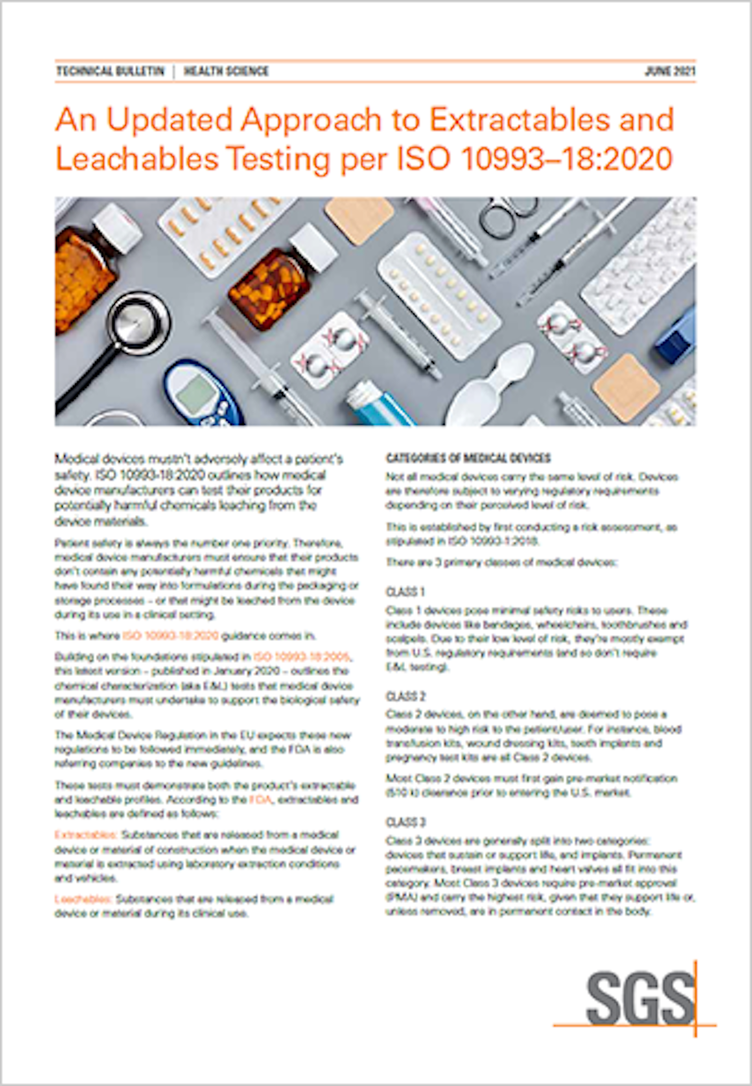 An Updated Approach to Extractables and Leachables Testing per ISO ...